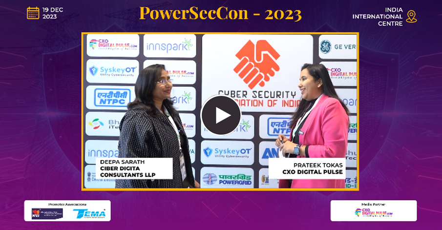 Cybersecurity Dialogue with Deepa Sarath - CXO Digitalpulse